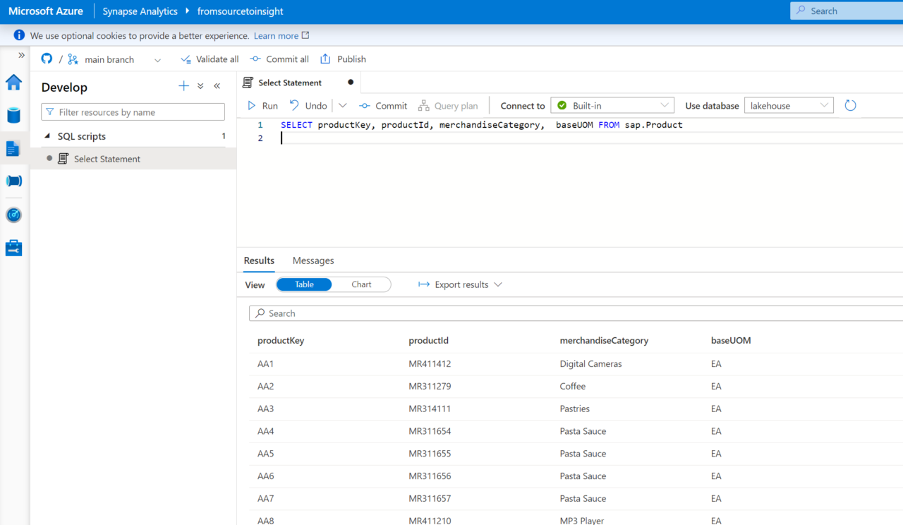 Azure Synapse Serverless SQL pool – How to extract the database model ...